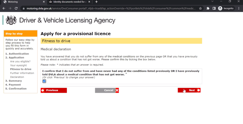 Apply for UK Provisional Driving Licence - Living in the UK